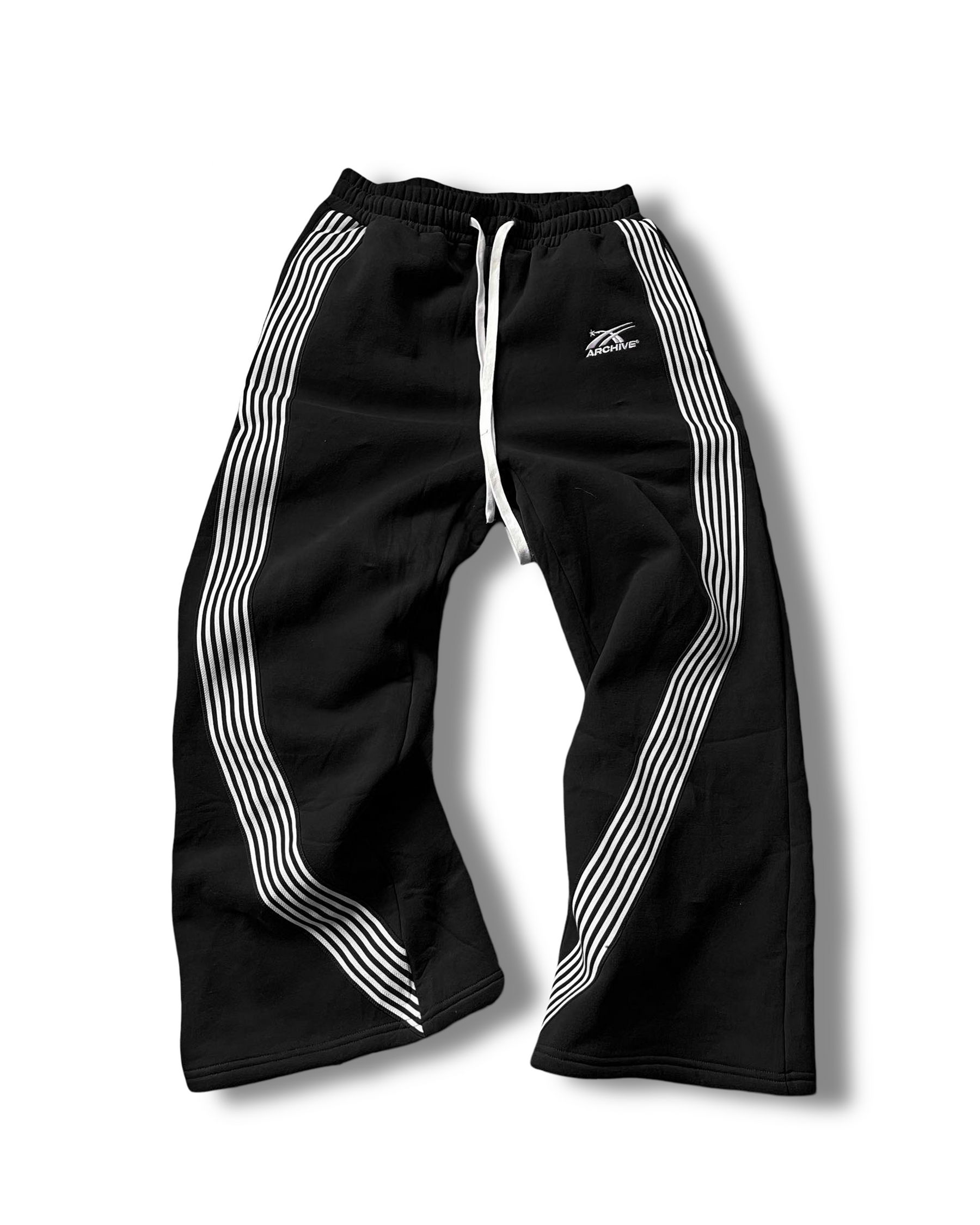 ARCHIVE ESSENTIAL WIDELEG SWEATPANTS BLACK