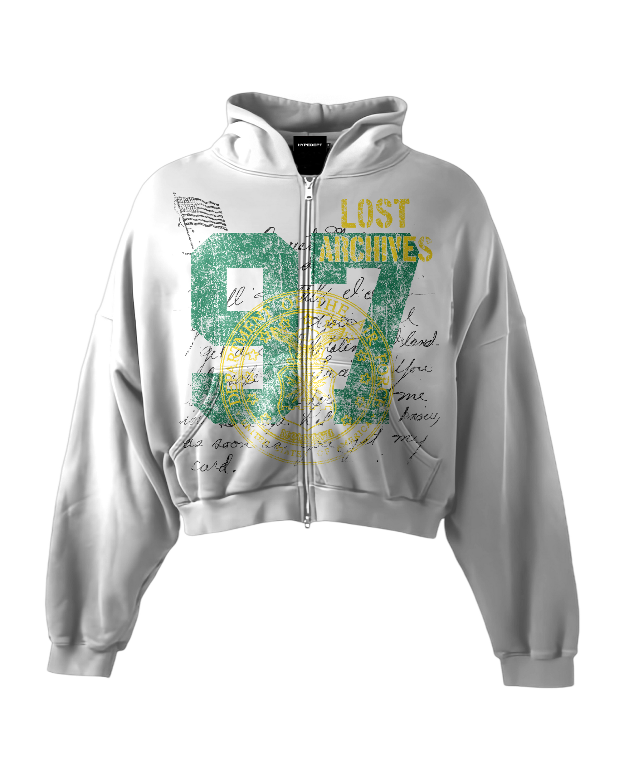 '97' HEAVYWEIGHT BOXY ZIPUP HOODIE