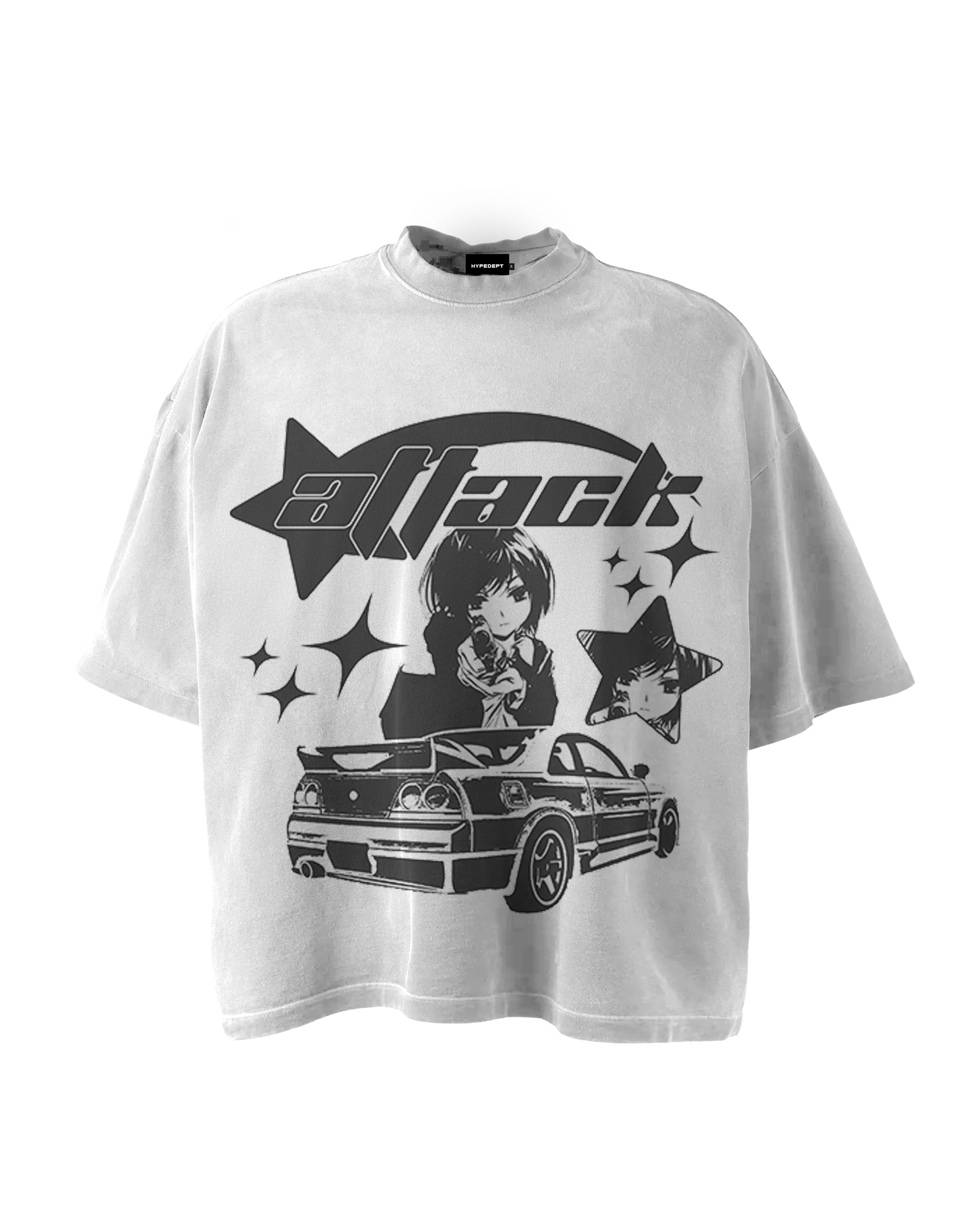 'ATTACK' GRAPHIC TEE